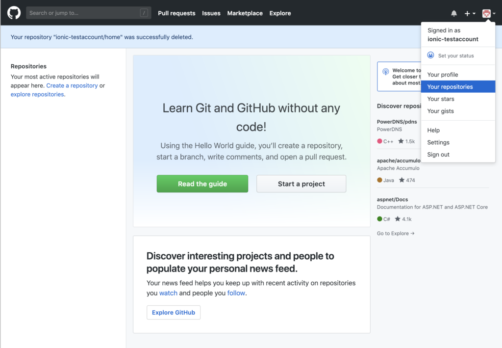 Github Repository erstellen: Schritt 1 – Developer Blog