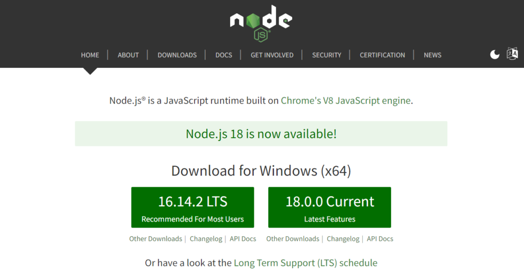 Node JS | Setup environments – Developer Blog